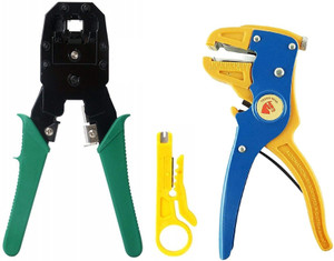 PAUS&MORK Networking Tool 3 in 1 Crimping Tool CAT5e/CAT6 LAN Cutter ...