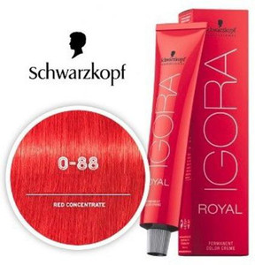 Schwarzkopf Igora Royal Permanent Color Creme , 0-88, Red Concentrate ...