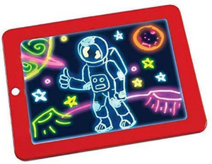 UKRAINEZ Magic Sketch Drawing Pad / Light Up LED Glow Board / Draw ...
