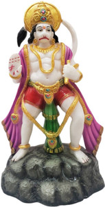 Rcv Art New Standing Hanuman Statue Murti Marble Finish Hanman JI Murti ...