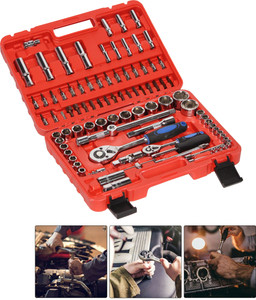 Digital Craft 94pc Socket Wrench Set Hand Tools Car Repairing Ratchet ...