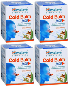 HIMALAYA Cold Balm Rapid Action EUCALYPTUS 45g (Pack of 4) Price in ...