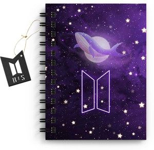 DI-KRAFT BTS Boys Printed Notebook/Diary With Bookmark for Home and ...