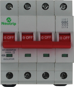 Neotrip FP ISOLATOR 40AMP ISO 40 MCB Price in India - Buy Neotrip FP ...