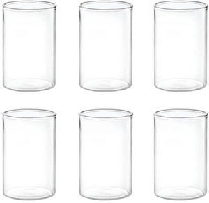 Fox Heaven (Pack of 6) Cello Roma Borosilicate Glass Set (290 ml ...