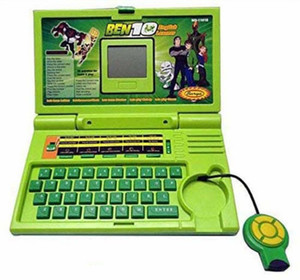 Wener Ben 10 Educational Computer ABC and 123 Learning Kids Laptop with ...