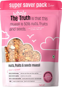 The Whole Truth Breakfast Muesli - Nuts, Fruits, & Seeds | SUPER SAVER ...