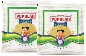 POPULAR APPALAM Export Thicker- Pack of 2 (2 x 100gms) 400 g Price in ...
