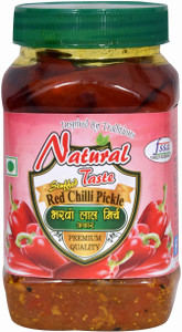Natural Taste Homemade Organic Red Chilli Pickle Bharwan Lal Mirch Ka ...