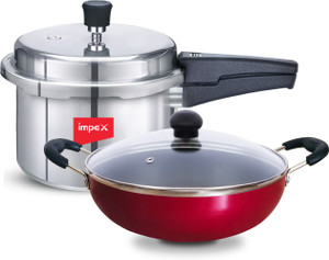 IMPEX Induction Bottom Non-Stick Coated Cookware Set Price in India ...