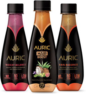 Auric Skin Radiance Drink, Hair Boost Drink Juice, Weight Combo Drink ...