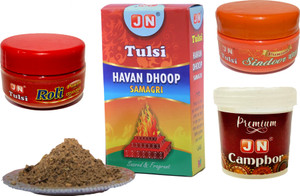 JN Tulsi Daily use Puja Kit||Roli|| Sindoor || Havan Samagri|| Kapoor ...