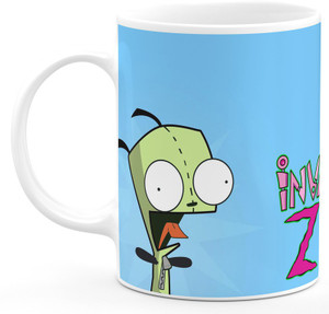 TrendoPrint Invader Zim Cartoonss/Cups Printed Coffees-350ml Happy ...
