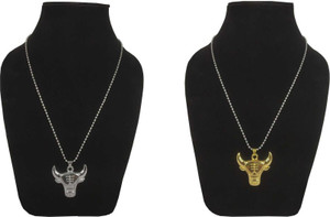 tannujewel AJAY TANYA Gold And Silver Bull Locket Combo Special Offer ...