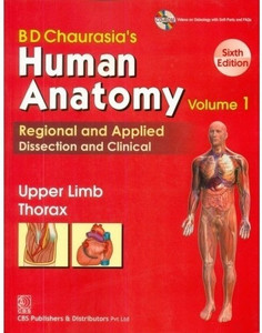 BD Chaurasia's Human Anatomy: Vol. 1: Buy BD Chaurasia's Human Anatomy ...