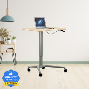 Featherlite Elevate Height Adjustable Engineered Wood Office Table ...