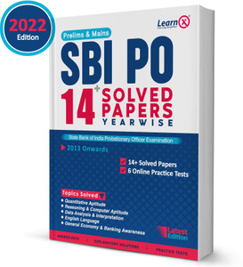 SBI PO Prelims & Mains Solved Papers [Year-Wise] With 6 Online Practice ...