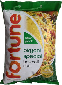 FORTUNE BIRYANI SPECIAL BASMATI RICE 5KG Basmati Rice Price in India ...