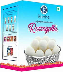 Kanha Rasgulla 1 kg Traditional Indian Sweets Box Price in India - Buy ...