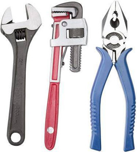 lifeways Pack of 3 Tool Kits Set for Home (Contains 8 Inch Adjustable ...