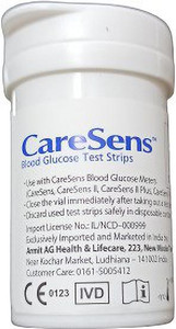 Caresens Isens 50 Glucometer Strips Price in India - Buy Caresens Isens ...