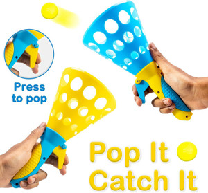 Galactic New Click and Catch Pop and Catch Gun and Catching Basket for ...