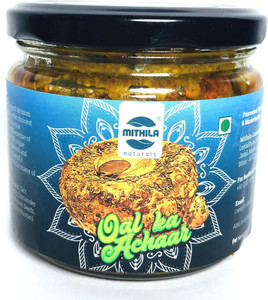 Mithila Naturals OAL Ka Achar ( SURAN/ JIMIKAND PICKLE ) - MMP-206-OP ...