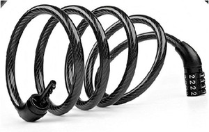 Hitman Key, Combination Bicycle Lock (Assorted Colour, Painted Finish ...