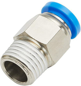 AKARI PC Male Straight CONNECTOR 12mm Tube OD X 1/2" Inch Male Thread ...