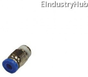 AKARI PC Male Straight CONNECTOR 8mm Tube OD X 1/8" Inch Male Thread PU ...
