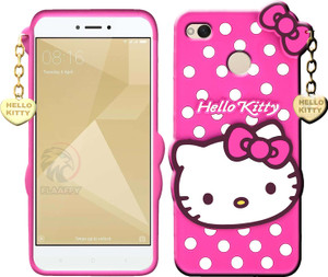 ALLNEEDS Back Cover for Redmi 4| Hello Kitty Case | 3D Cute Doll | Soft ...