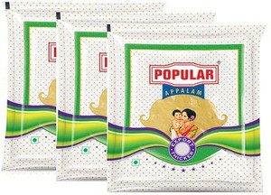 POPULAR APPALAM Export Thicker (3 x 200G) 600 g Price in India - Buy ...