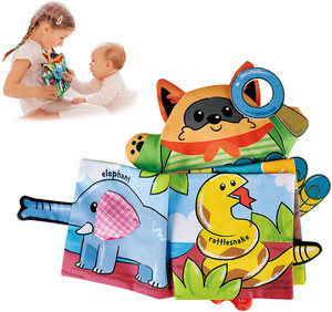 PATPAT Baby Soft Cloth Book Animal foldActivity Book for Babies ...