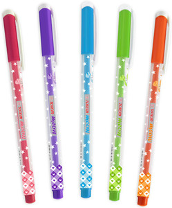 TOTEM Meow Ball Pens | 60 Pcs Blue Ink | Theme of Colourful Cats | Body ...