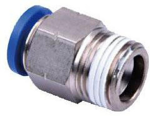AKARI PC Male Straight CONNECTOR 16mm Tube OD X 1/4" Inch Male Thread ...