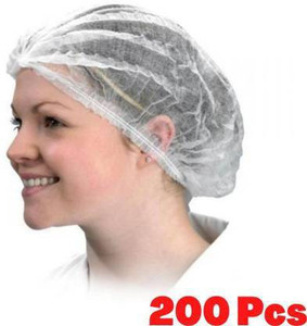 STYLERA 200 Surgical Head Cap . White cap| Bouffant Cap|Disposable ...
