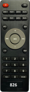 AS TECHNOLOGIES 826 Home Theatre iBall Home Theatre Remote Controller ...