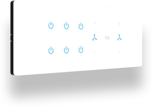 iotics 8 Module 6 Lights and 2 Fan Control Smart Wifi Touch Switch ...