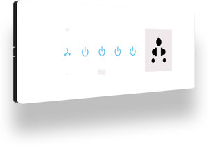 iotics 8 Module 3 Lights, 1 Fan and Plug Control Smart Wifi Touch ...