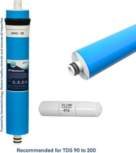 Peore NRO-20 Nanofiltration (NF) RO Membrane 100 GPD + Flow Restrictor ...