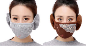 4 YOU Warm Mask, Winter Mouth Muffle/Earmuffs/Unisex Winter Mouth ...
