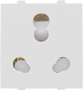 CONA MODULAR SOCKET 3 PIN|16/6 A UNIVERSAL WITH SHUTTER | SOCKET PACK ...