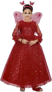 SRE Girls Calf Length Party Dress Price in India - Buy SRE Girls Calf ...