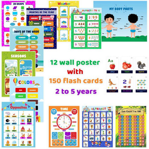 emozilaenterprise Flash Card for kids | Educational Poster for kids ...