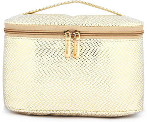 White tiger ATRACTIVE FANCY GOLD COSMETIC BAG MAKEUP KIT Vanity Box ...