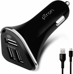 PTron 15.5 W Turbo Car Charger Price in India - Buy PTron 15.5 W Turbo ...
