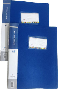 Flipkart.com | kolor nine ®- PVC Plastic Clip File Folder/ Document ...