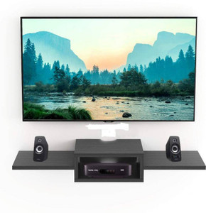 wood craft india TV Setup Box & Remote Stand Engineered Wood Display ...