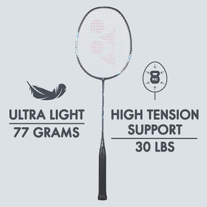 YONEX Astrox Lite 27i Badminton Racket With BG 65 Titanium String Black ...
