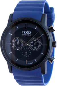 FOSS Foss 2030 BLACK Dial and Blue Strap Men watch analog Analog Watch ...